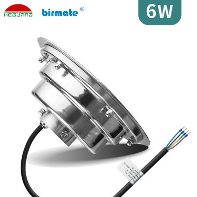 Cina SS316L DC24V ha condotto il colore subacqueo 6W di RGB delle luci della fontana in vendita