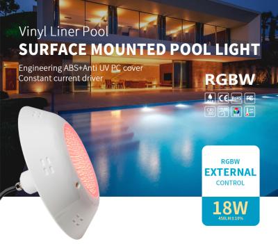 China van de de Pool Lichte Vinylkleur van 18W RGBW Veranderende het Zwembadlichten Te koop