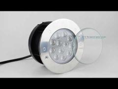 18W DC24V Input IP68  Color Changing Outdoor Led Underwater Lights