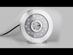 IK10 RGB  316L Steel LED Fountain Lights 600LM 18W DMX512 Control