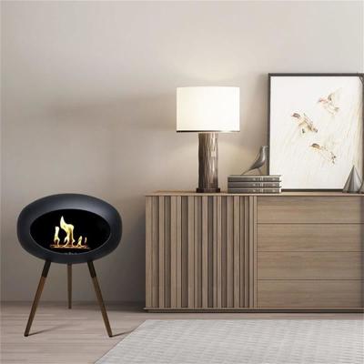 Cina Bioetanolo nero basso di legno a terra Haard in vendita