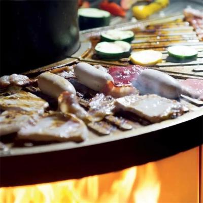 Cina European Cold Rolled Steel Suspended Fireplace Wood Burning Stove With Annular Glass in vendita