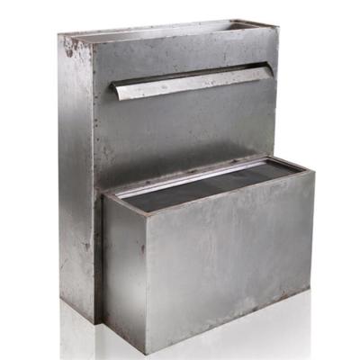 Cina Cascata d'acciaio della lama della cascata di Corten dello stagno della decorazione del giardino con Herb Planter in vendita
