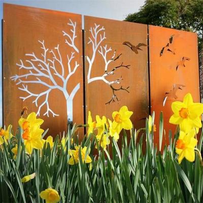 Cina L'immagine dell'albero che sopravvive lo schermo d'acciaio del giardino riveste per la decorazione domestica in vendita