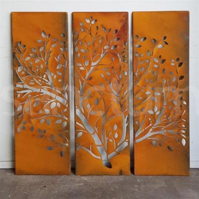 Cina L'immagine dell'albero che sopravvive lo schermo d'acciaio del giardino riveste per la decorazione domestica in vendita