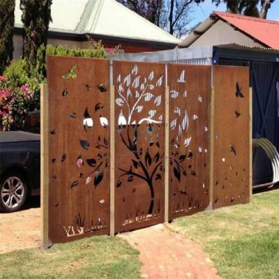 Cina L'immagine dell'albero che sopravvive lo schermo d'acciaio del giardino riveste per la decorazione domestica in vendita