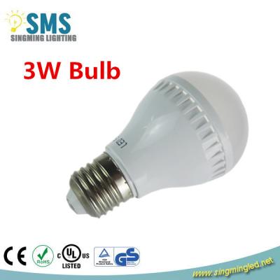China CE Rohs certification bulb SMD2835 3W LED bulb E27 B22 Bright Energy Saving for sale