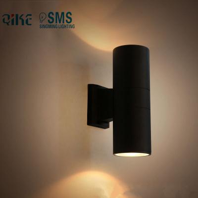 China led wall light outdoor Round up and down garden aluminum e27 exterior wall mounted lamp for sale