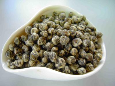 China Hand-rolled Organic Jasmine white dragon pearl Longzhu Green Tea for sale