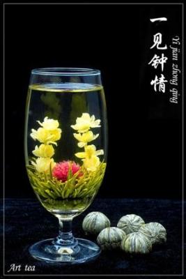 China Handmade idible flowering tea wholesale organic chinese blooming tea for sale