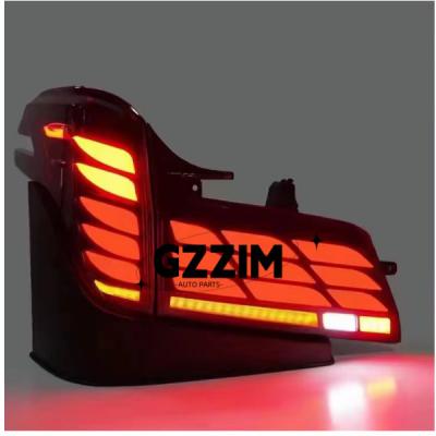 China Black Red Abs Plastic Car Led Tail Lights For Alphard 2015-2022 Update To 2024 for sale