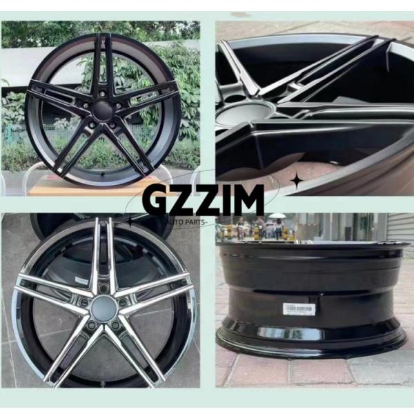 Quality Matte Black / Black Glossy Auto Wheel Rims Universal 18*8.5J for sale