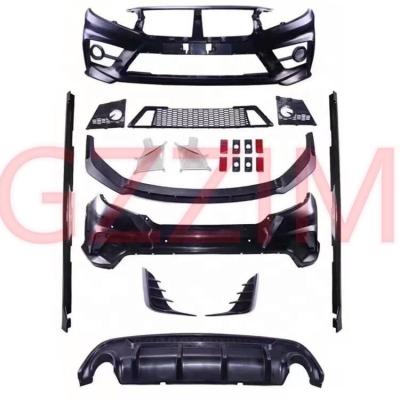 China Honda Civic 2006-2020 FC450 Front Rear Bumper Grille Side Skirt Body Kits for sale