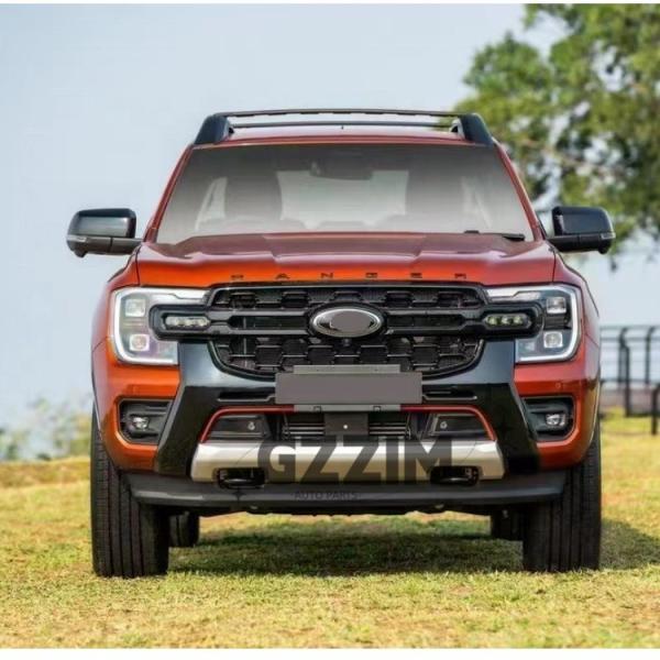 Quality high quality abs car grille factory plastic front grille with led for ford for sale