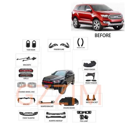 China 2016 Ranger T6 T7 T8 EVEREST Body Kit Endeavour Front Facelift Te koop