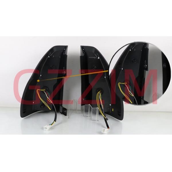 Quality Prado 2003-2009 Car LED Tail Light Black Yellow Toyota LED Tail Light Type 1 for sale