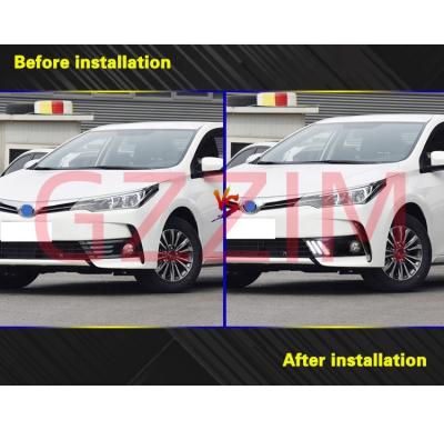 중국 코롤라 2017-2018에 대한 LED DRL 우수한 적합성 쉬운 설치 및 코딩 요구 판매용