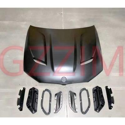 China Car Engine Cover Stainless Steel Hood Bonnet For BMW 2018-2021 G30 38 Changed To CS Style for sale
