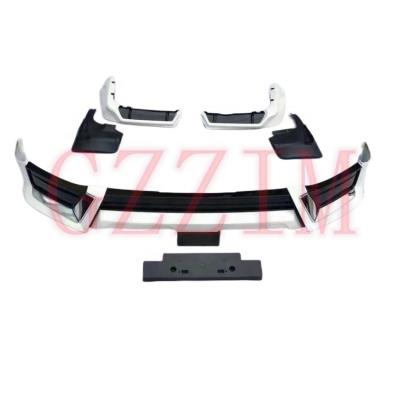 China GTS Plastic voorste achterste bumper body kit voor Toyota Land Cruiser LC200 2016 Zwart/wit Te koop