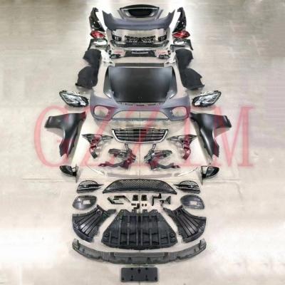 China Upgrade W222 S450 Front Rear Bumper Grille Bodykit For S Class W221 2008-2013 for sale