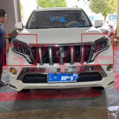 China Car Light ABS Plastic LED Head Lamp Front Light Kit For Toyota Prado FJ150 2014 for sale