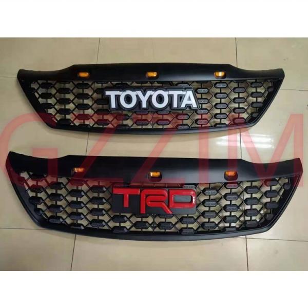 Quality ABS Plastic Black Front Bumper Grille Fortuner 2012 Auto Grille With Letter for sale