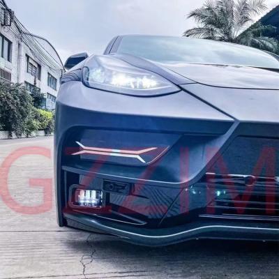 Cina Paraurti restyling Paraurti anteriore Tesla modello 3 in plastica nera / bianca in vendita