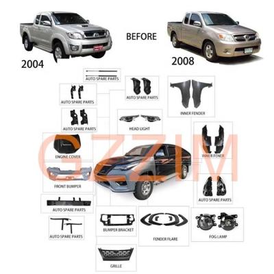 Cina Fortuner 2004-2012 Car Body Kit Kit Front Facelift Kit in vendita