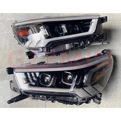 Cina Faretti a LED di plastica per auto nera per Toyota HILUX REVO ROCCO in vendita