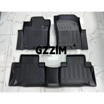 Cina Toyota Prado FJ120 2003-2009 LHD Car Mat nero TPE Mat per pavimenti Foot Pad Accessoiri interni auto Mat per pavimenti in vendita