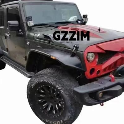 Cina Jeep Wrangler JK JL JT Accessori per auto Nero Corpo largo Fender Flare Sopracciglia in vendita
