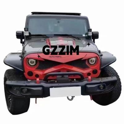 Cina Jeep Wrangler JK JL JT Accessori per auto Nero Corpo largo Fender Flare Sopracciglia in vendita