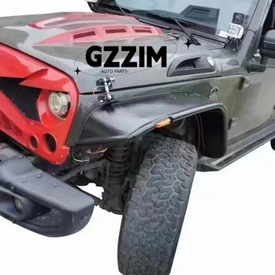Cina Jeep Wrangler JK JL JT Accessori per auto Nero Corpo largo Fender Flare Sopracciglia in vendita