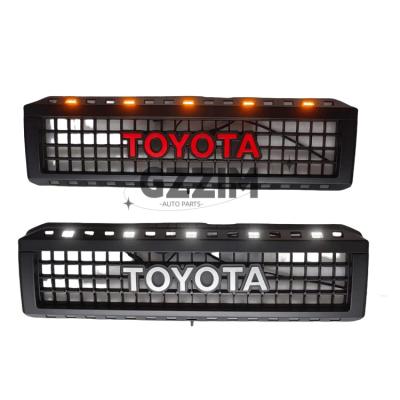 Китай Toyota LC76 ABS Mesh Front Grille With Light Bar Black Car Grille Передняя середина решетки продается