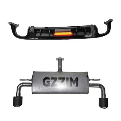 ABS/PP素材 ゴールフ 7.5 から GT スタイルのバックバンパー リップスポイラーディフューザー