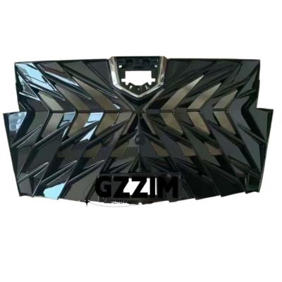China Modified Car Front Bumper Grille Auto Grille Car Black Golden Middle Grilles For Toyota Alphard 2018 for sale