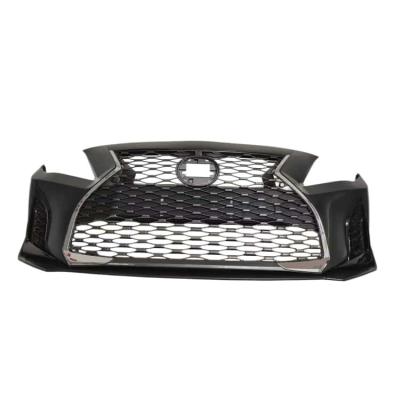 China Factory Wholesale Aftermarket Body Kits Abs Front Bumper Kit Black Plastic Paint Auto Grilles for IS 14-21 for sale
