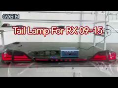 Car LED Light Through Tail Light For Lexus RX 2009-2015