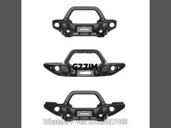 Jeep 2007-2018 Carro Inoxidável Black Front Bumper