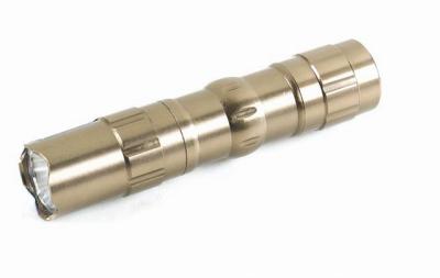 Cina 1 Regolabile d'oro ha portato 1 AA batteria torcia elettrica ND51005 per uso familiare in vendita
