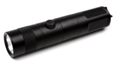中国 140 のルーメン黒ポータブル警察 LED 充電式懐中電灯 JW034141-Q3 販売のため