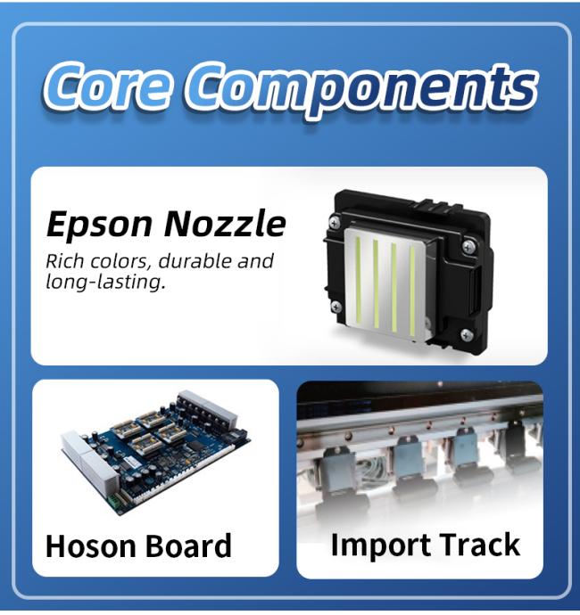 Automatic UV Ink A3 UV Printer printing demonstration