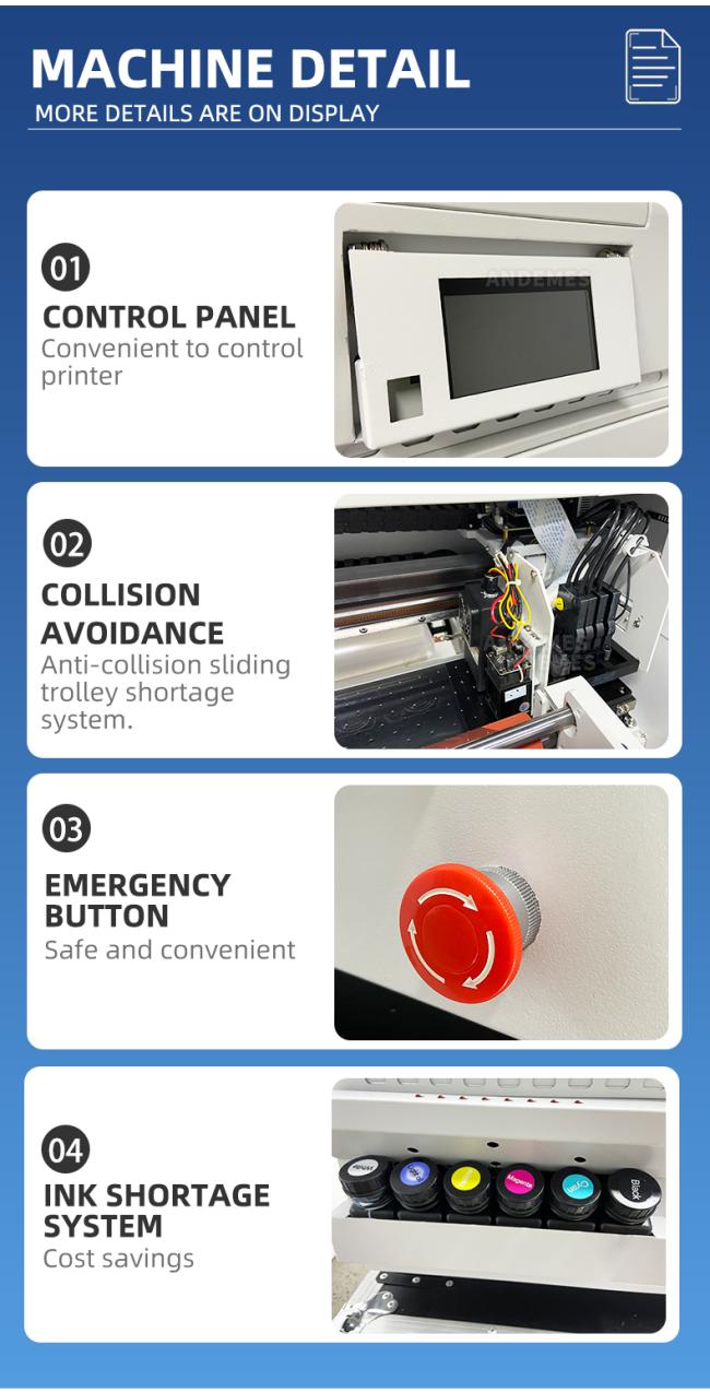 Automatic UV Ink A3 UV Printer close-up