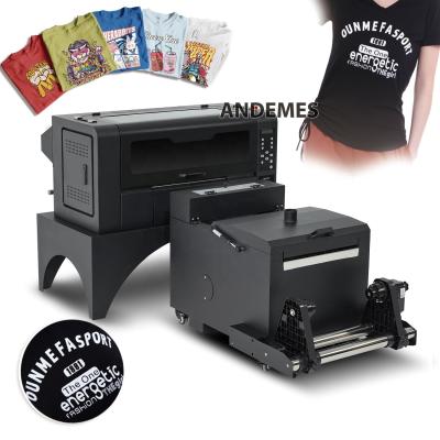 China OEM Support 17inch High Speed All in One Roll Mini Impresora Dtf Printer with Shaker Powder Machine Xp600head for sale