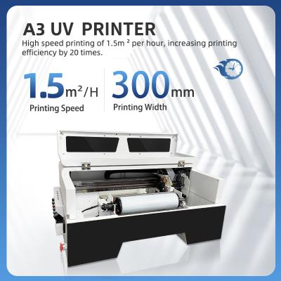 China Fully Automatic A3 UV Printer with Colorful Printing Capability and Upgraded Technology for sale