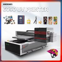 China Inkjet Printer Flatbed U1 I3200 Printhead Print Box Uv Stickers Flatbed Printer 6090 UV Printer for sale
