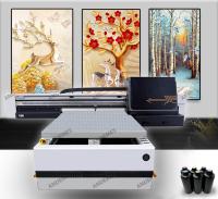 China Automatic Grade Automatic Multifunction UV Printer Flatbed U1 I3200 Printhead Print Box for Stickers Inkjet Printer for sale
