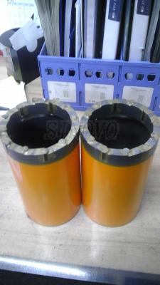 China Diamond Core Bit / Diamond Core Drilling Tools AQ BQ NQ HQ PQ Surface Set Diamond Type for sale