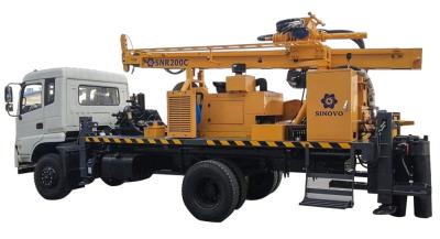 China Full Hydraulic Truck Type Water Well Drilling Equipment 132kw Diesel Engine Power for sale