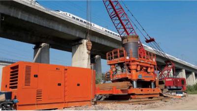 China TR1505 Tubing Rotator For Pile Foundation Construction With 8 - 15m Diameter for sale